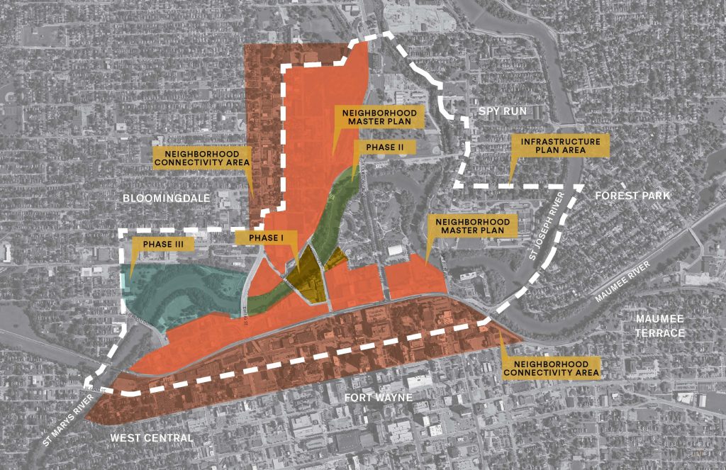 Fort Wayne Riverfront Masterplan - DAVID RUBIN Land Collective